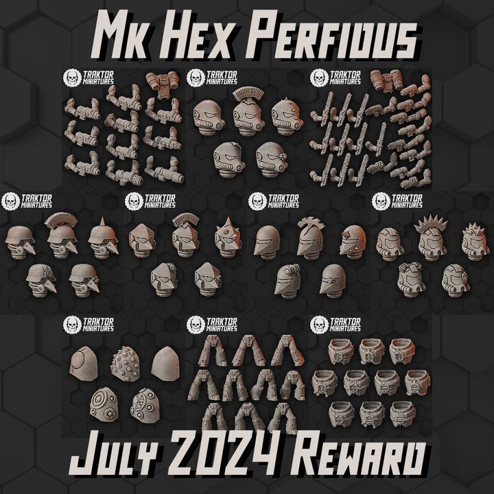 3D Printable Mk Hex Perfidus Bundle by Traktor Miniatures